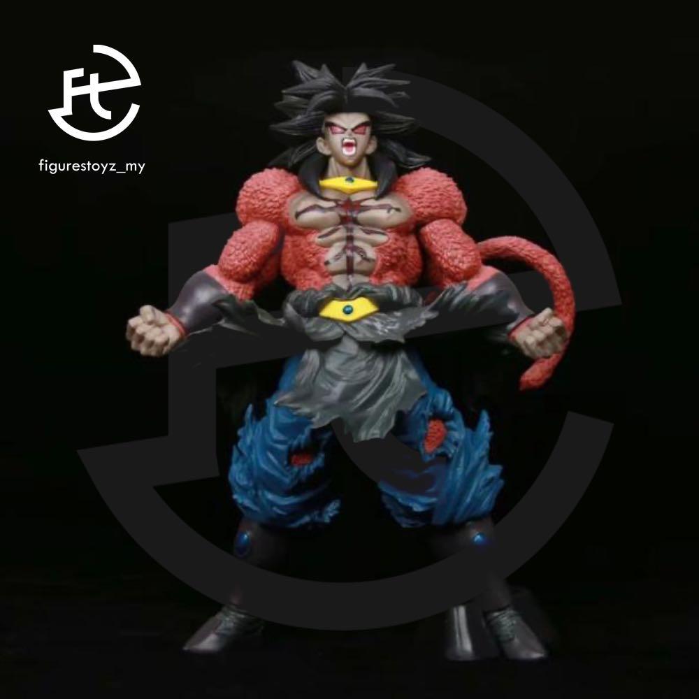 Ss4 Broly / Dark Broly Copy Resin Dragon Ball Action Figure, Hobbies ...