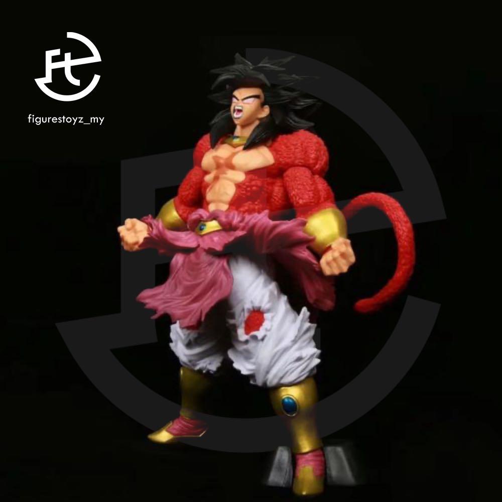 Ss4 Broly / Dark Broly Copy Resin Dragon Ball Action Figure, Hobbies ...