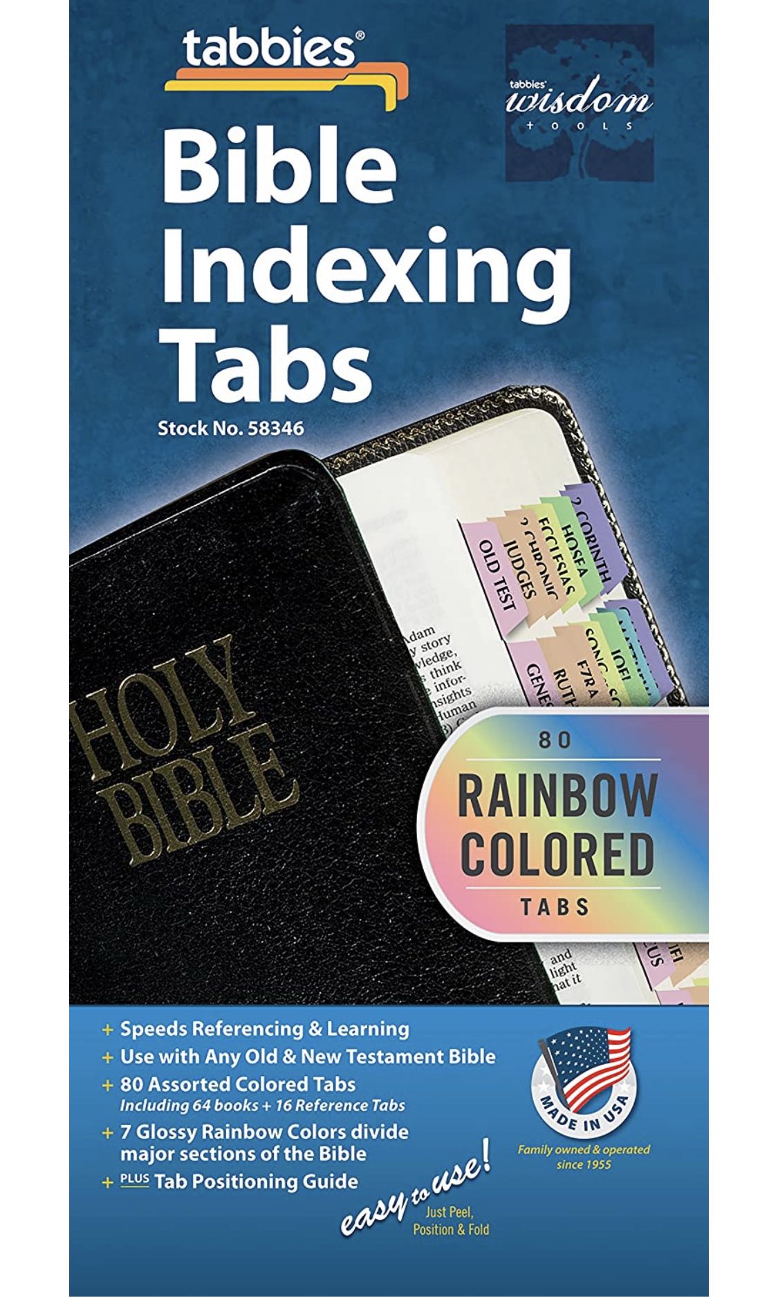 tabbies rainbow bible tabs, Hobbies & Toys, Books & Magazines, Religion ...
