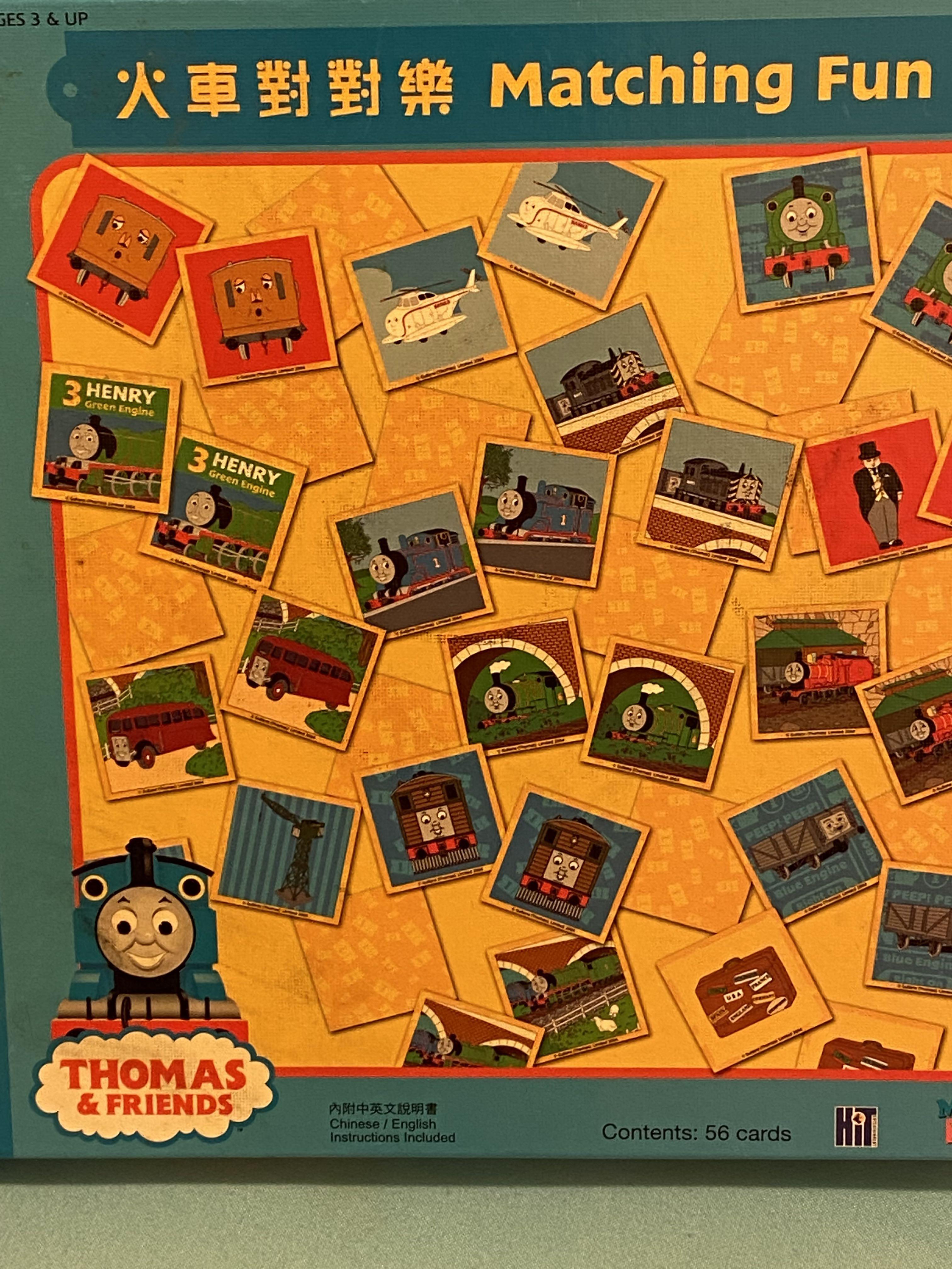 Thomas Train Matching Cards, Hobbies & Toys, Toys & Games on Carousell