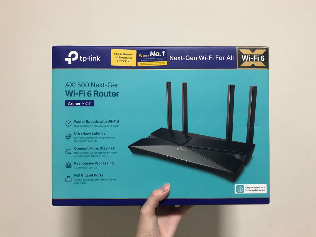 TP-LINK ARCHER AX10 WIRELESS ROUTER, Computers & Tech, Parts ...