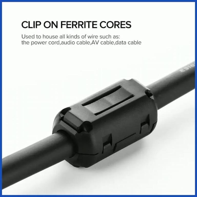 Ugreen 20305 Ferrite Core Cable Filter Nickel-zinc Noise Suppressor EMI ...