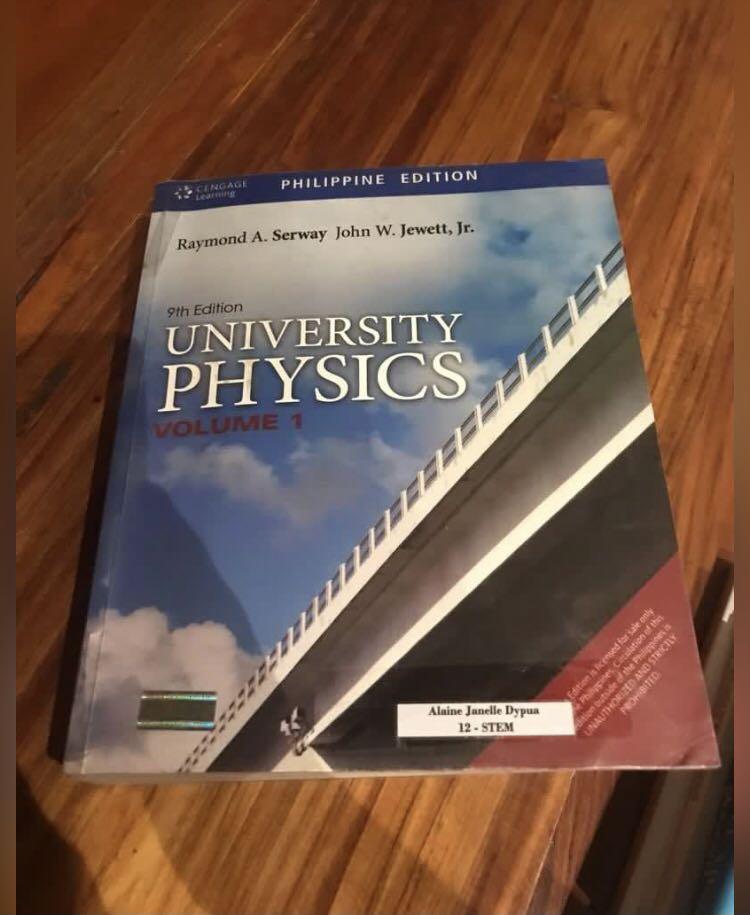 University Physics (9th edition) Volume 1 and 2 by Raymond A. Serway ...