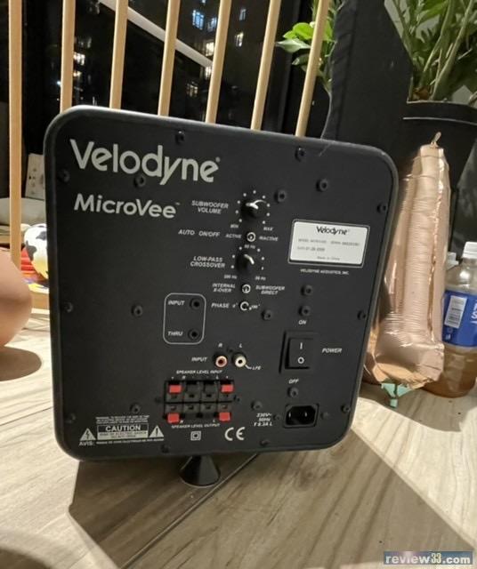 Velodyne MicroVee subwoofer, 音響器材, Soundbar、揚聲器、藍牙喇叭、耳擴 - Carousell