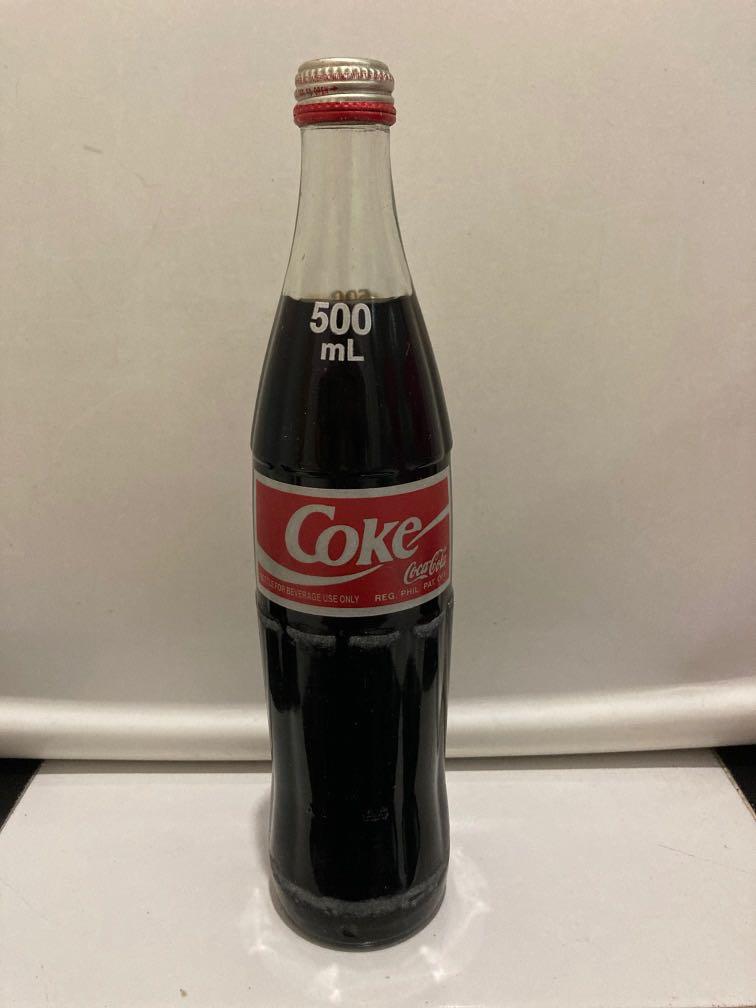 Vintage Glass Coke Bottle (500ml), Hobbies & Toys, Memorabilia ...