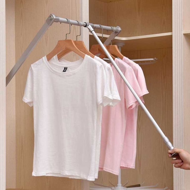 WADROBE LIFTER / PANTOGRAPH FOR CABINET ALUMINUM 45-60 CM ROD ...