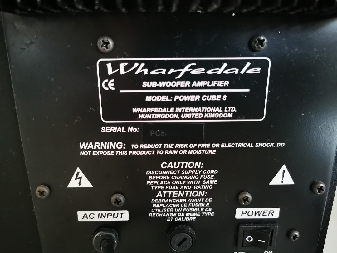 Wharfedale Subwoofer Power Cube 8, Audio, Soundbars, Speakers ...