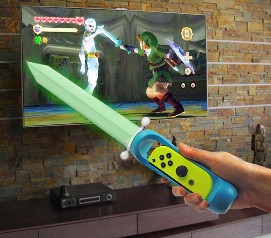 Zelda: Skyward Sword Joy-Con Sword Attachment, Video Gaming, Gaming ...