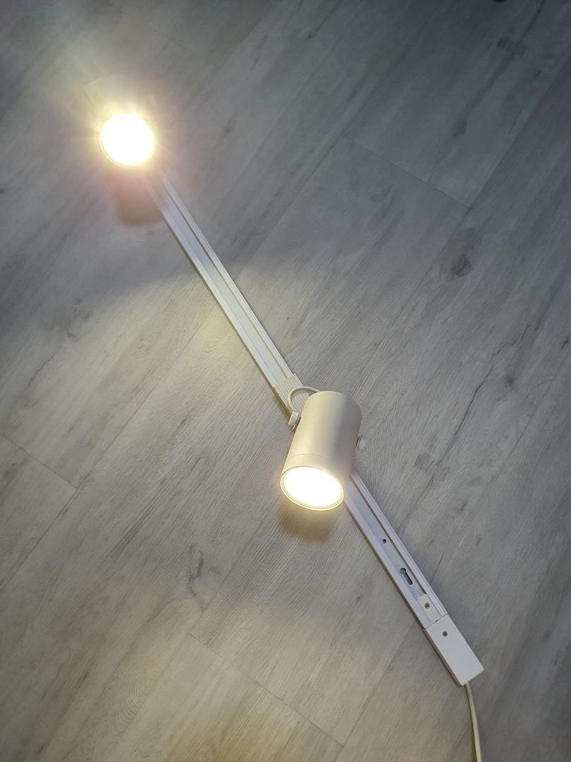 100cm Track Light with 2 Spot Light (7 Watts Each) - Warm 3000k ...
