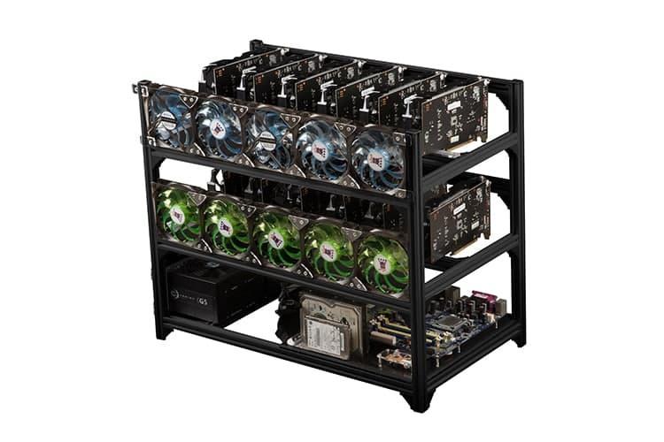 12 GPU Mining Rig Skeleton Kit, Computers & Tech, Parts & Accessories ...
