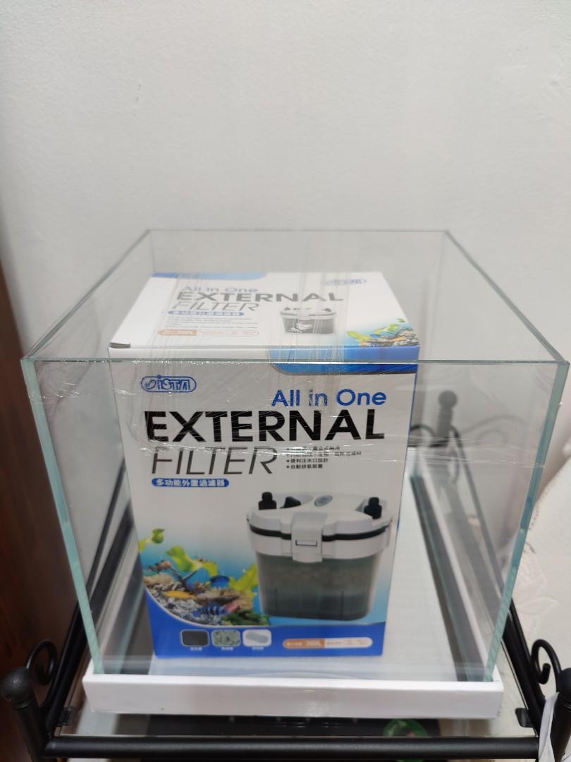 Crystal Glass fish tank with External Filter, Pet Supplies, Homes ...