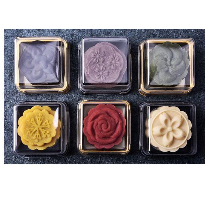 50pcs mooncake box / mooncake tray / pastry box / cake box with cover ...