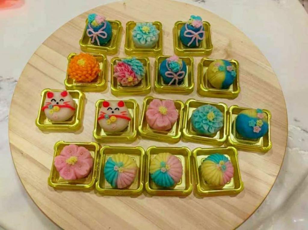 50pcs mooncake box / mooncake tray / pastry box / cake box with cover ...