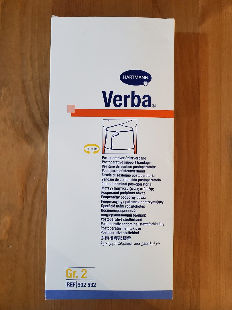 德國 HARTMANN Verba Gr 2 護理腰封 手術 產後 束腹帶 剖腹產 骨盆 矯正帶, 兒童＆孕婦用品, 孕婦用品 - Carousell