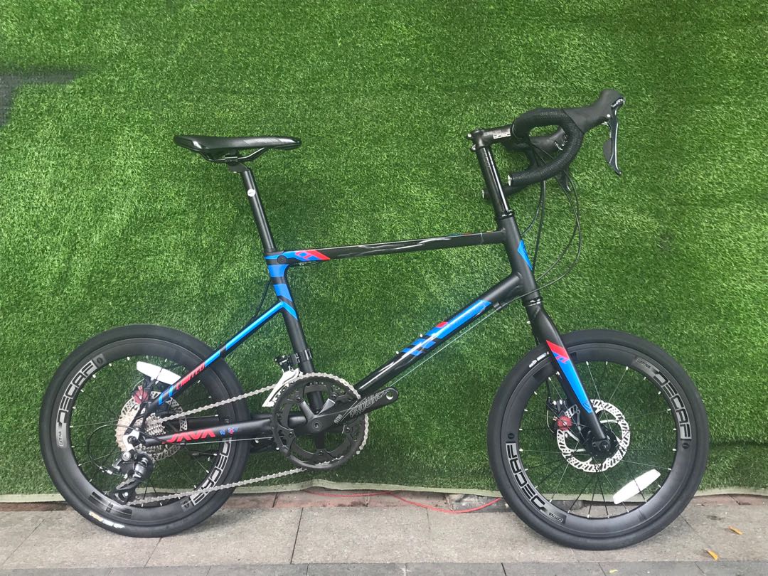 彎把 JAVA CL-18S-D 406 鋁合金 小輪車 送水架前後蛙燈, 運動產品, 單車及配件, 單車 - Carousell