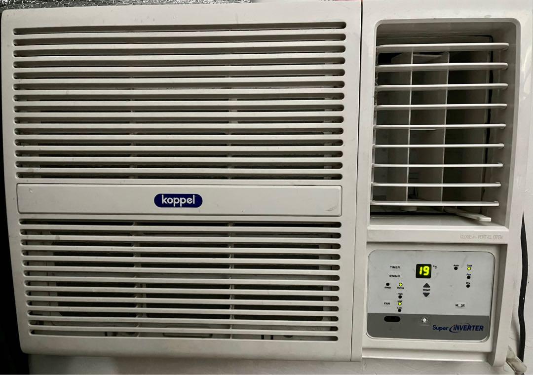 Aircon Window Type Inverter (KOPPEL), TV & Home Appliances, Air ...