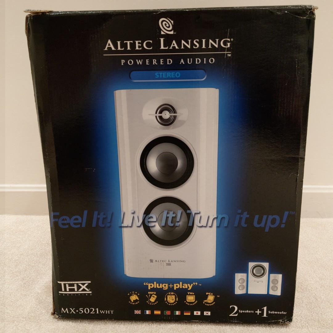 Altec Lansing MX-5021 THX Speakers, 音響器材, Soundbar、揚聲器、藍牙喇叭、耳擴 - Carousell