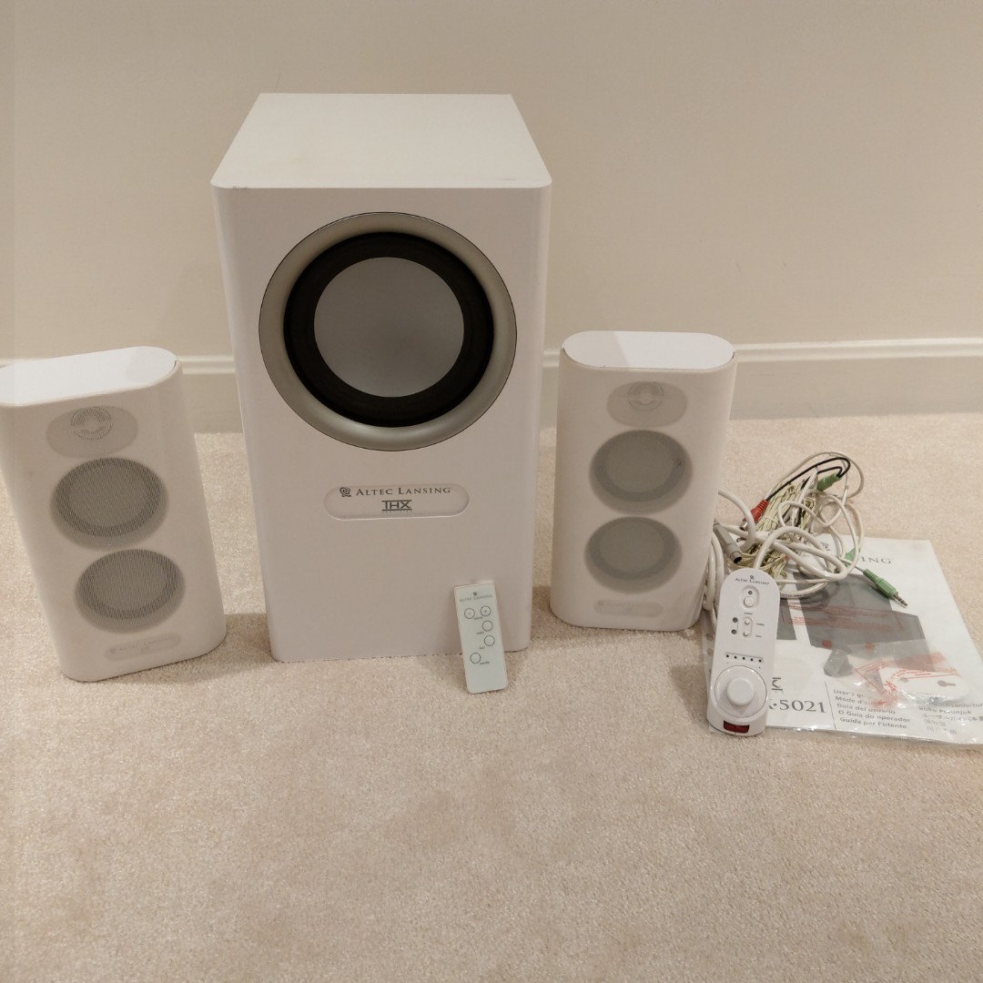 Altec Lansing MX-5021 THX Speakers, 音響器材, Soundbar、揚聲器、藍牙喇叭、耳擴 - Carousell