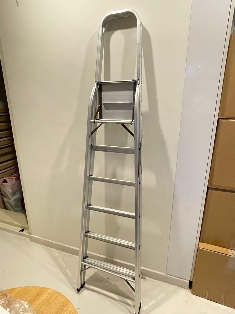 Aluminum 6 step ladder, Furniture & Home Living, Home Improvement ...