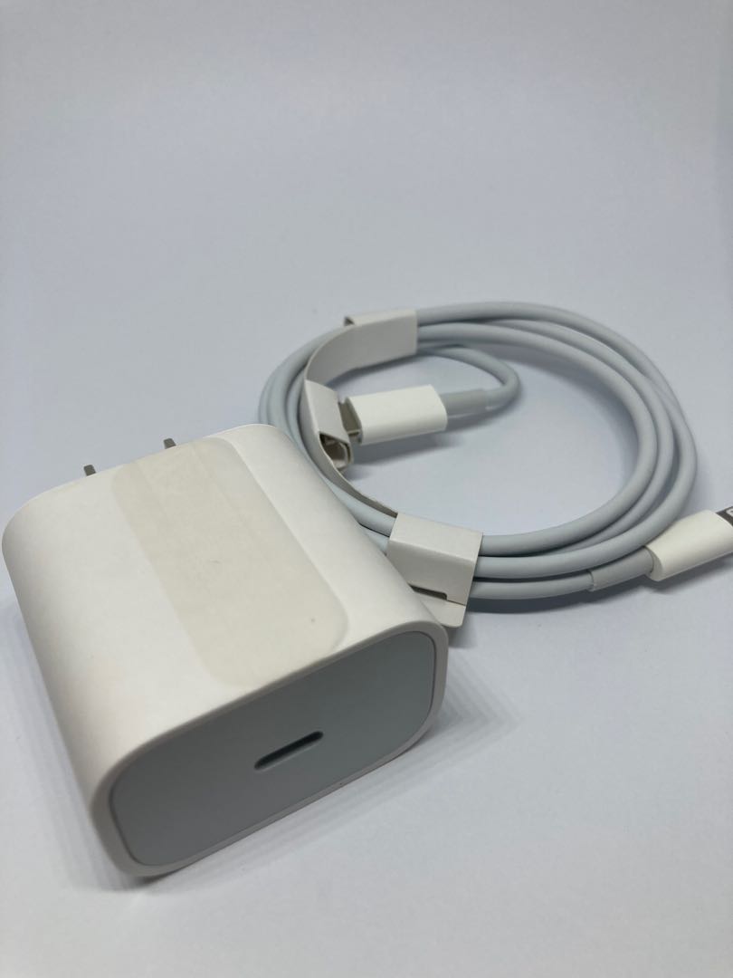 Apple 18W Adapter and USB-C to Lightning Cable, Mobile Phones & Gadgets ...