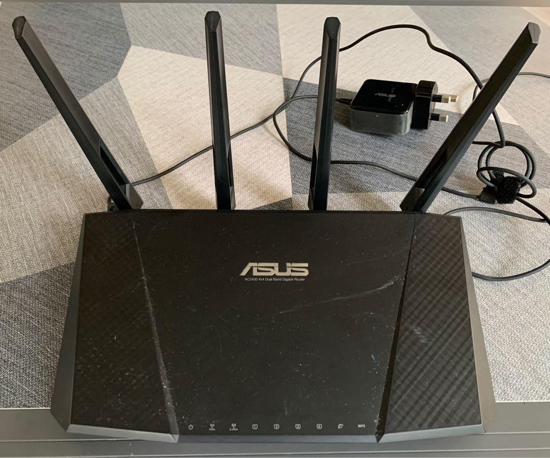 Asus AC2400 Dual Band Gigabit Router, Computers & Tech, Parts ...