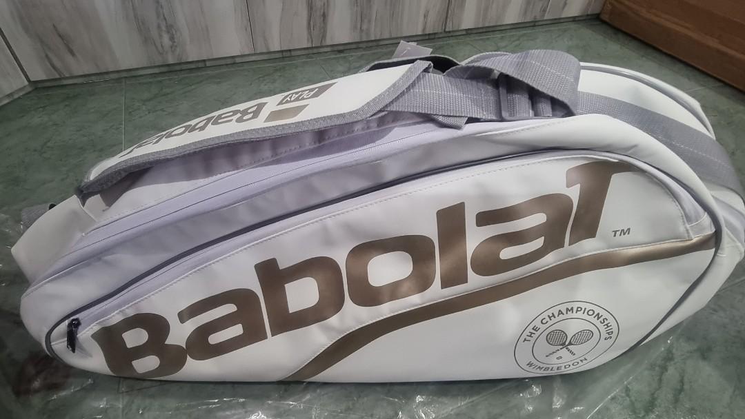 Babolat Wimbledon limited edition 12 racket bag, Sports Equipment ...