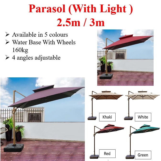 Big Parasol (Square shape), Furniture & Home Living, Outdoor Furniture ...