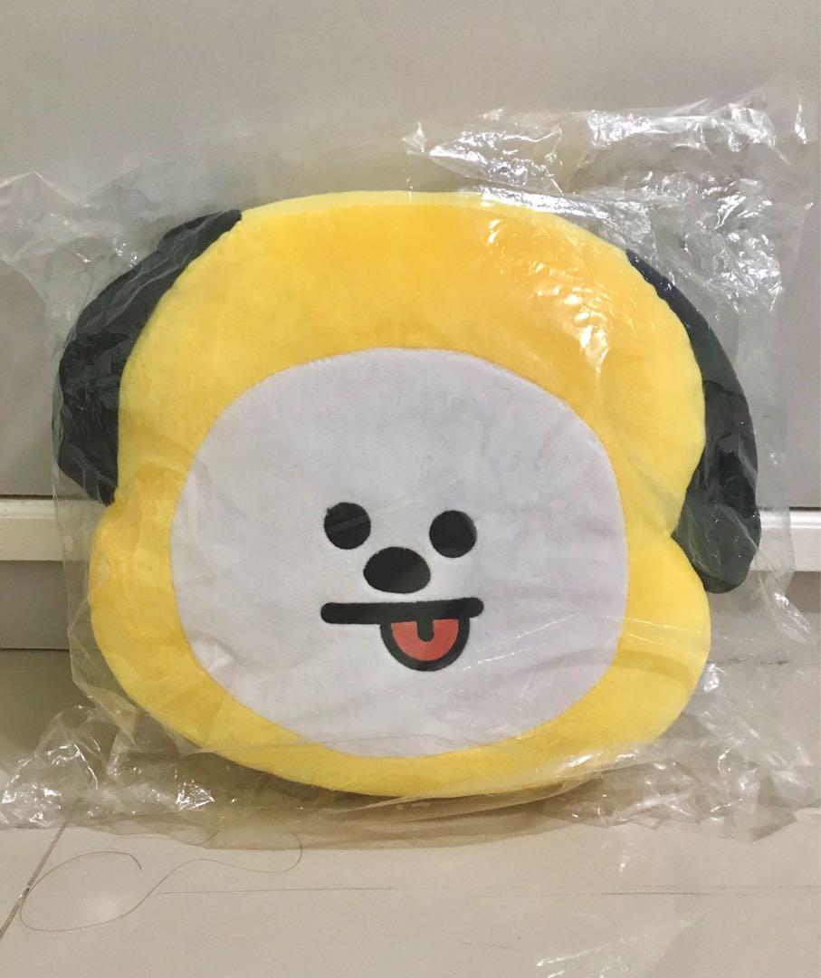 BT21 Official 30cm Face Cushions, Hobbies & Toys, Memorabilia ...