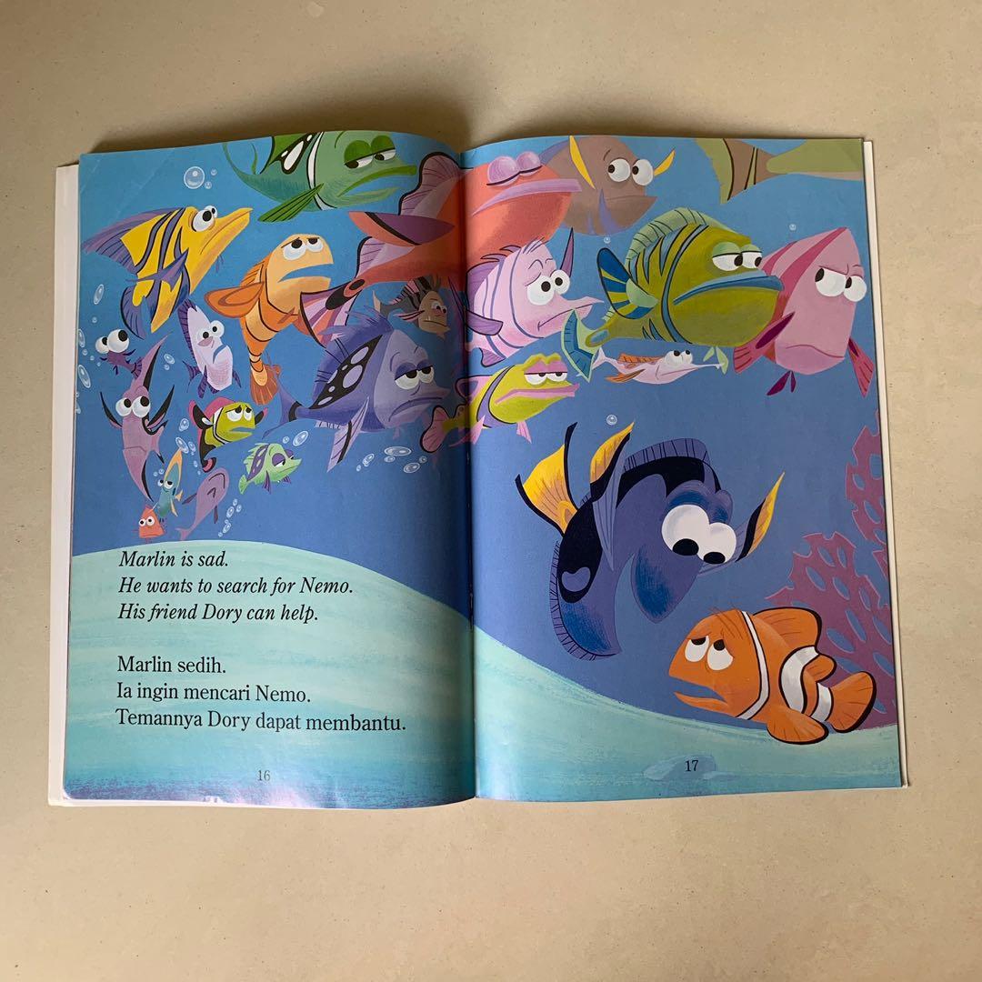 Buku Anak Bilingual Finding Nemo, Buku & Alat Tulis, Buku Anak-Anak di ...