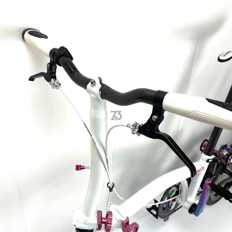 (C82) Carbon Riser Handlebar for Brompton, Sports Equipment, Bicycles ...