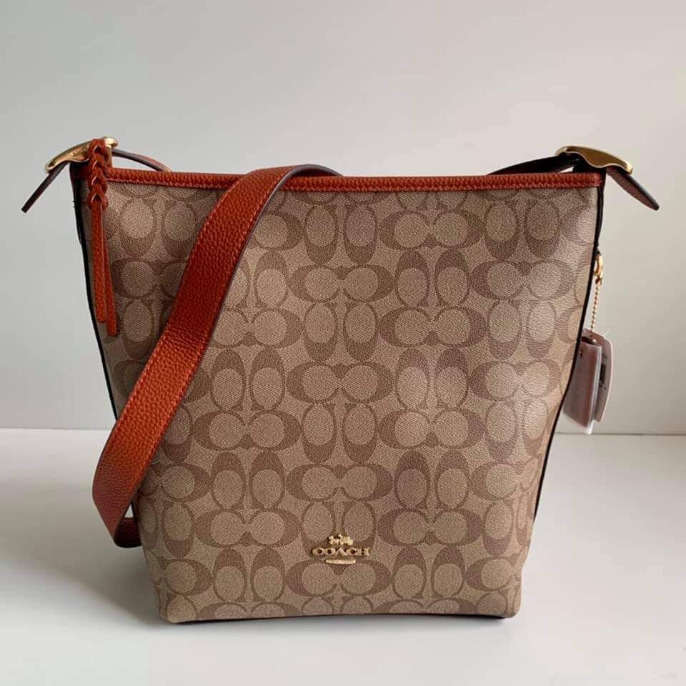 Coach Val Duffle in Sig Canvas C2819, Women's Fashion, Bags & Wallets ...