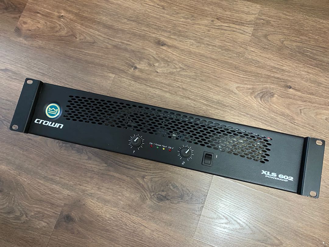 Crown XLS 602 Power Amplifier 後級 擴音機 不是class D 放大系列, 音響器材, 可攜式音響設備 ...