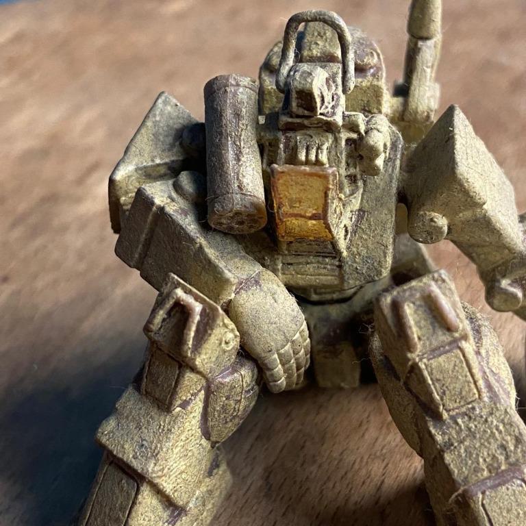 Dougram 太陽之牙 Diorama 經典場面 扭蛋 果子 Bandai capsule toy [大河原邦男] classic ...