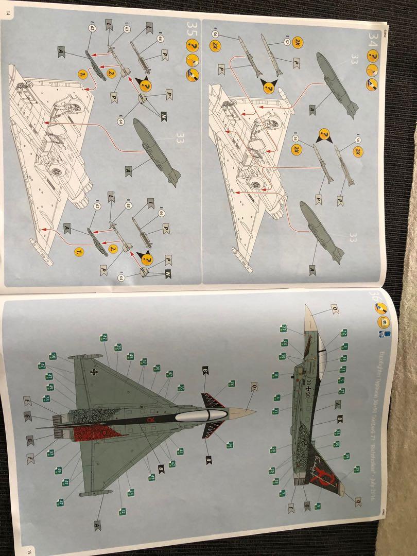 EUROFIGHTER TYPHOON DIY MODEL, Hobbies & Toys, Toys & Games on Carousell