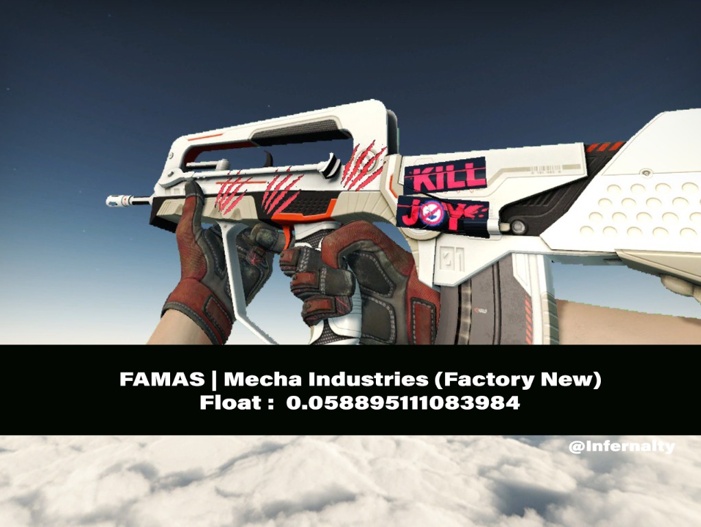 Famas Mecha Industries FN CSGO SKINS KNIVES, Video Gaming, Gaming ...