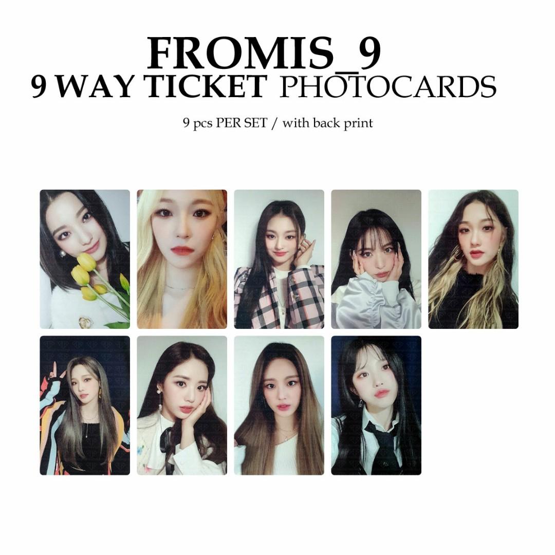 Fromis_9 9 Way Ticket Photocards (read the note), Hobbies & Toys ...