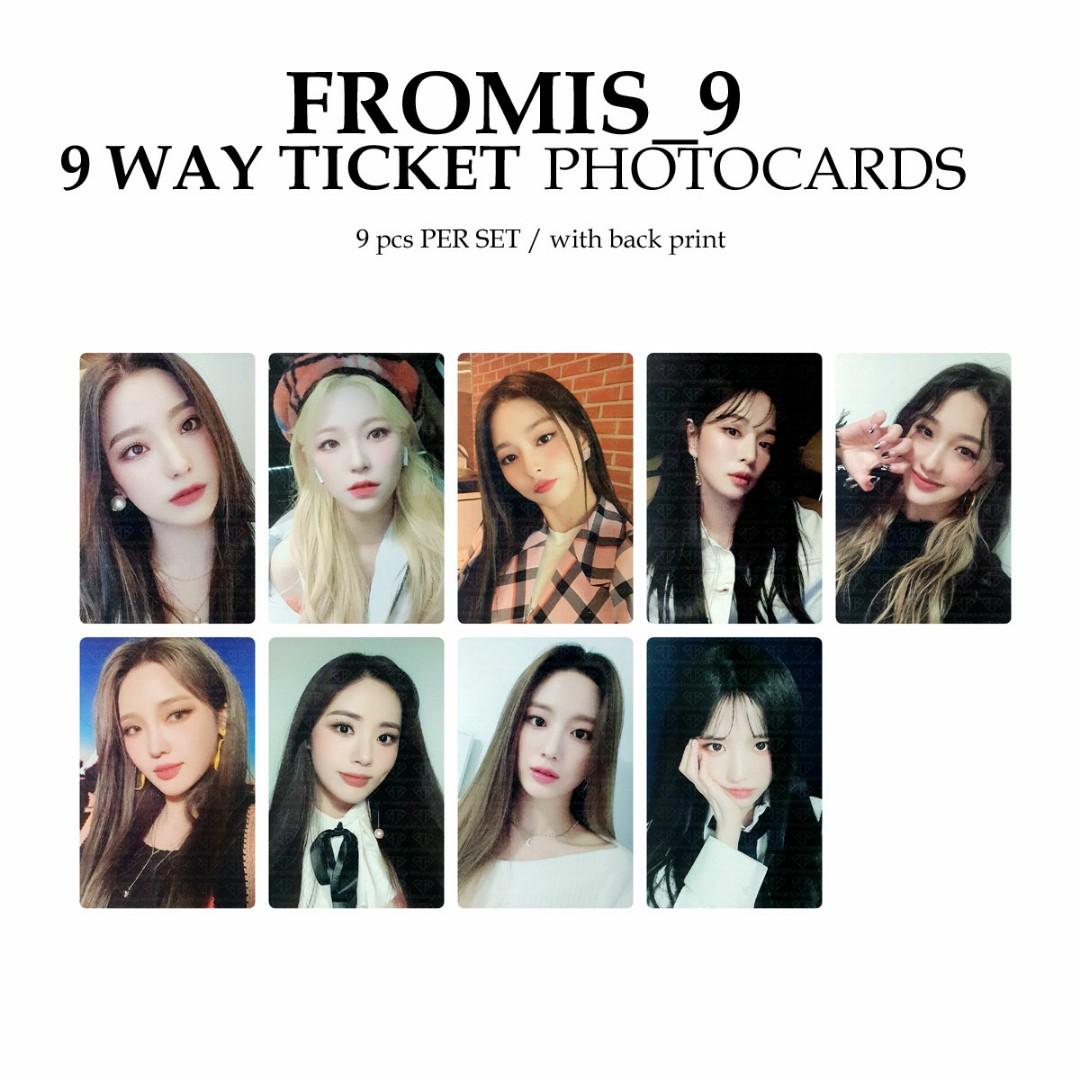 Fromis_9 9 Way Ticket Photocards (read the note), Hobbies & Toys ...