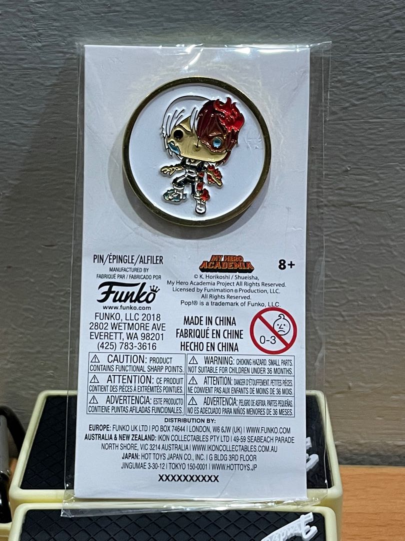 Funko mha Todoroki Pin, Hobbies & Toys, Toys & Games on Carousell
