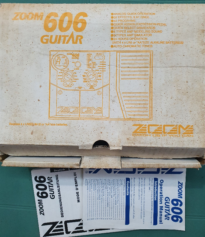 Guitar Multi-effect Pedal Zoom 606, Hobbies & Toys, Music & Media ...