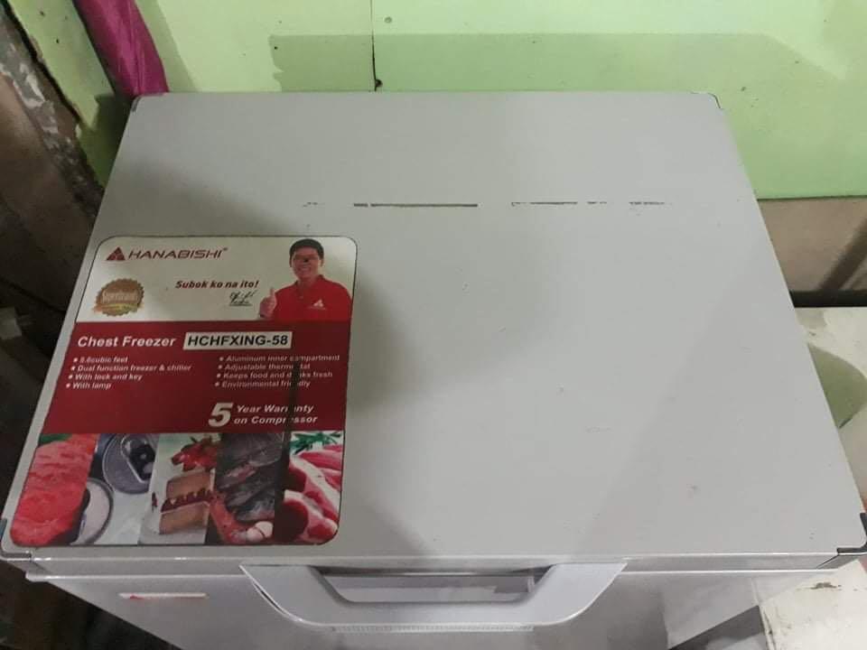 Hanabishi 5.8 cu chiller/freezer, TV & Home Appliances, Kitchen ...