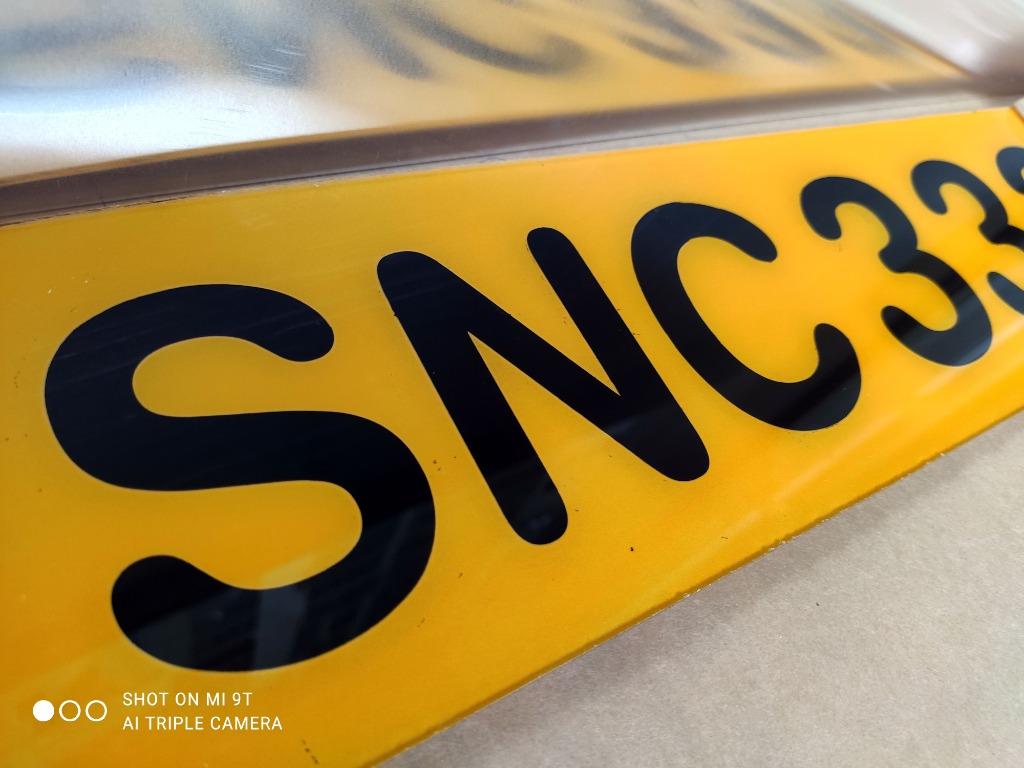 HongKong-Font Acrylic Reflective Number Plate Design - S$48.00/pc ...