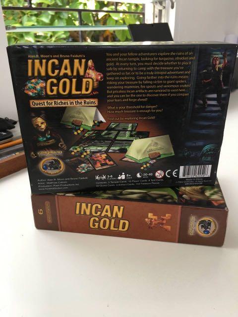 Incan Gold board game, Hobbies & Toys, Toys & Games on Carousell
