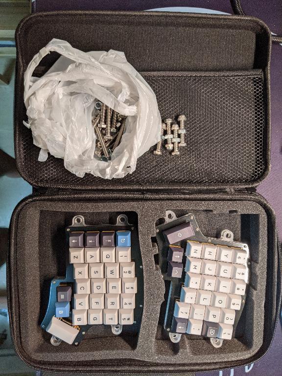 Iris Keyboard (Rev.4 Split Ortho by Keeb.io) + Mill-max hotswap ...