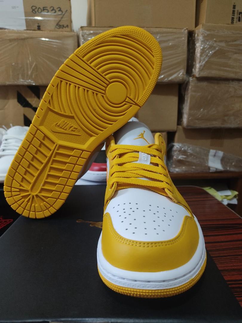 Jordan 1 Low Pollen 9US, Men's Fashion, Footwear, Sneakers on Carousell