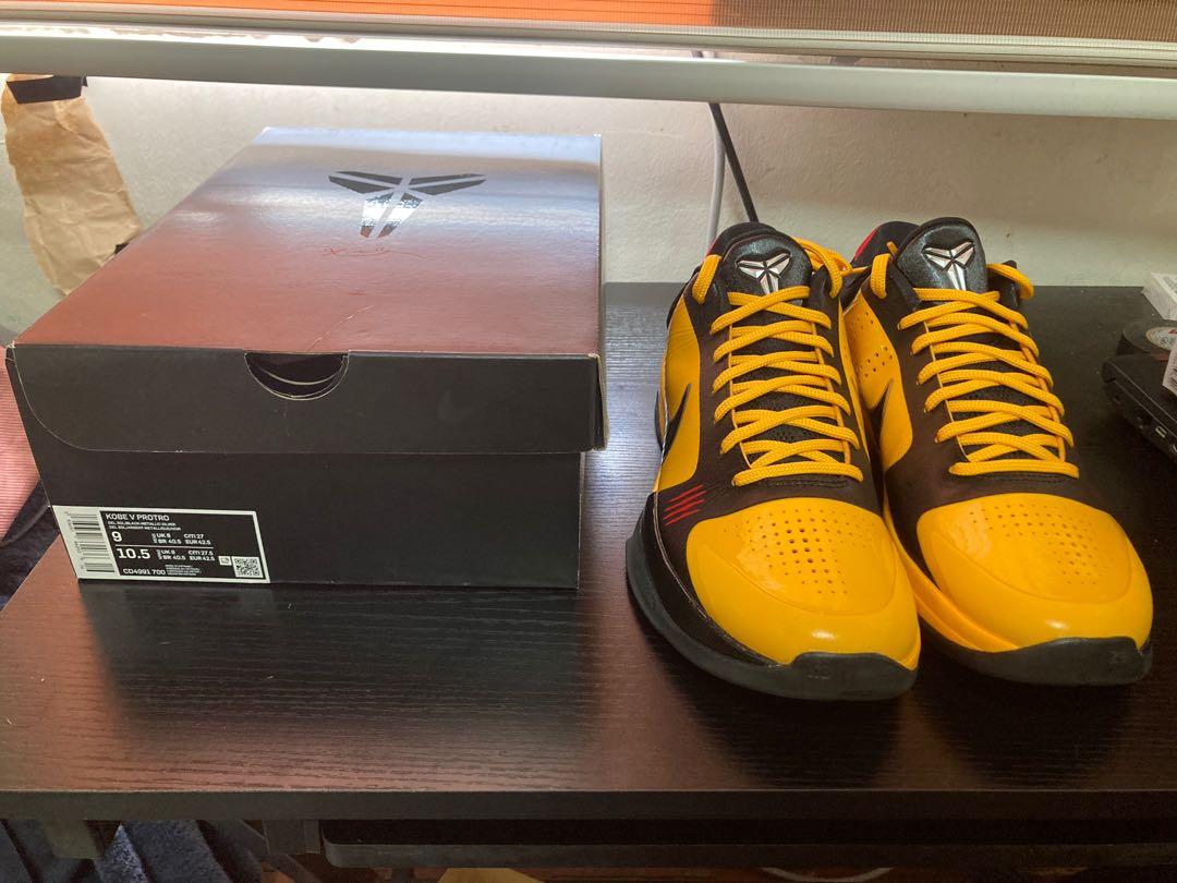 Kobe V Pronto Bruce Lee, Men's Fashion, Footwear, Sneakers on Carousell
