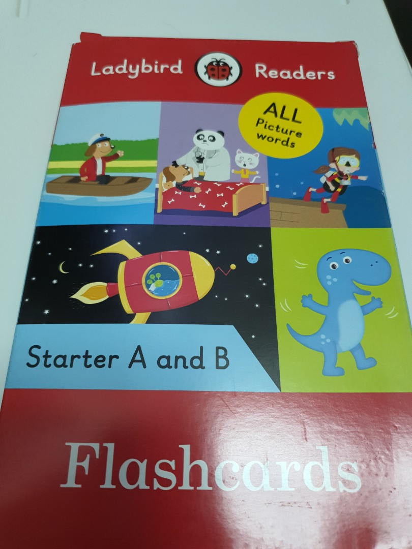 Ladybird Readers - Starter A & B Flashcards, Hobbies & Toys, Books ...