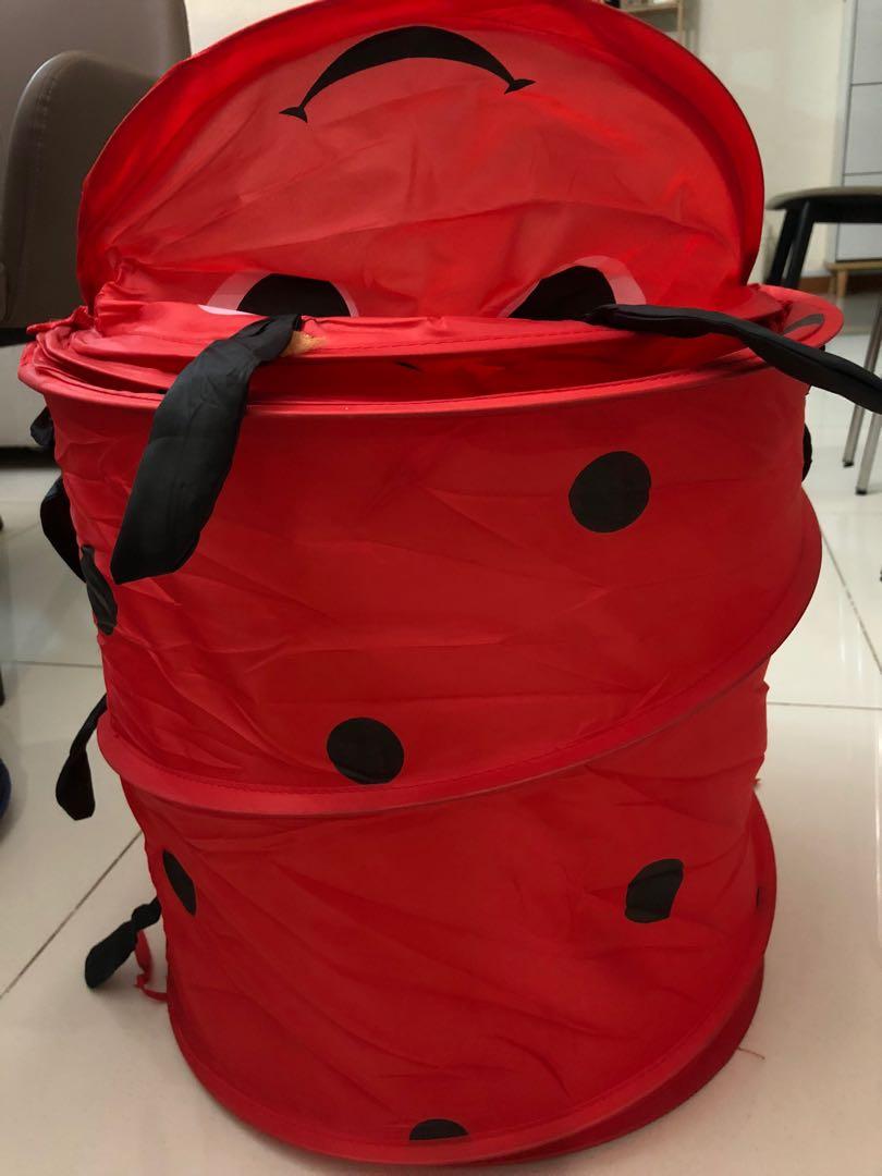Ladybug laundry bag / toy storage, Babies & Kids, Bathing & Changing ...