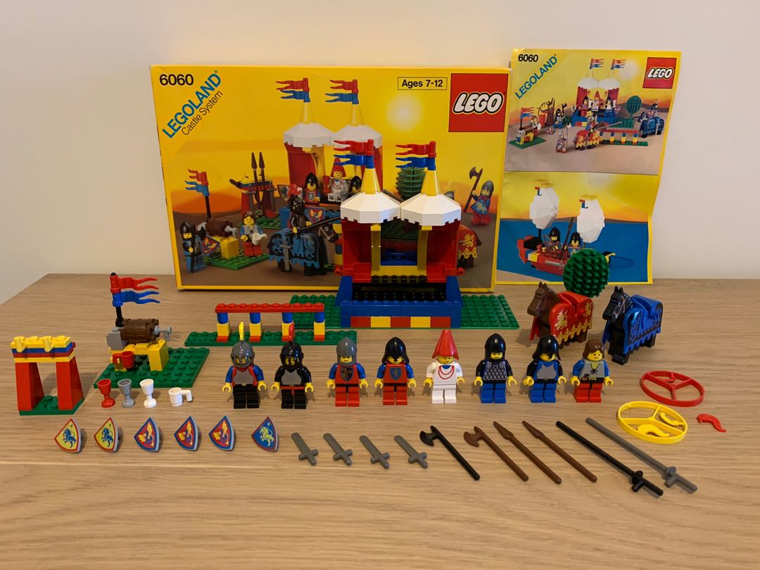 Lego 6060 Castle Crusaders Knight’s Challenge 城堡 十字軍 騎士競技場, 興趣及遊戲, 玩具 ...