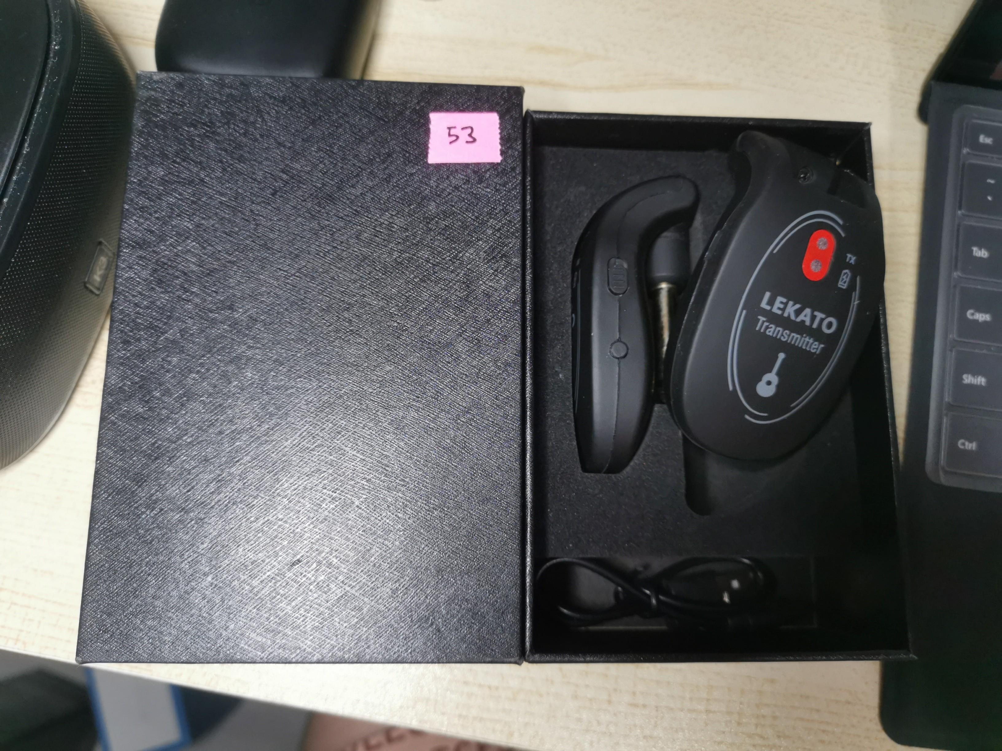 LEKATO L6 Wireless Guitar System Guitar Wireless Transmitter Receiver ...