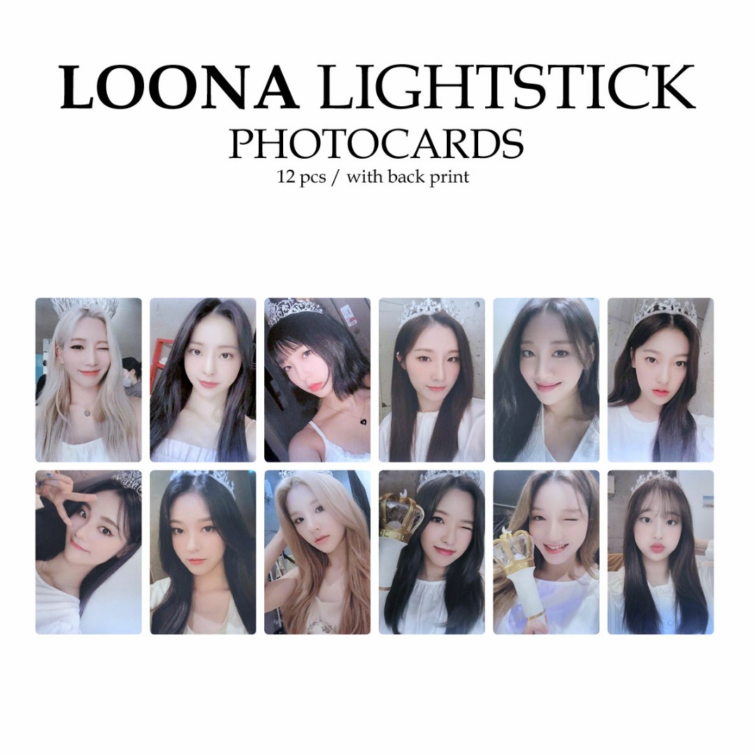 LOONA LIGHTSTICK PHOTOCARD, Hobbies & Toys, Memorabilia & Collectibles ...